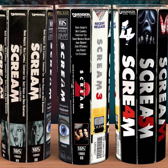Handmade | Dining | Scream Vhs Ghostface Collection Cup Mug Tumbler 2oz ...